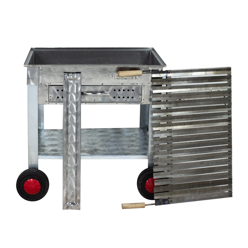 MTH-143 Çekmeceli Lama Izgaralı Mangal (4 Tekerlekli) – Metehan Mangal ...